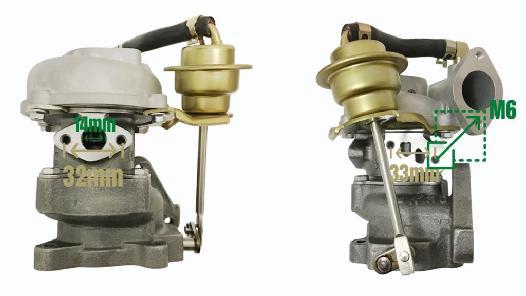 VZ21 Turbo Small Engine Turbocharger For Motorcycle, Go Kart, Dirt Bike